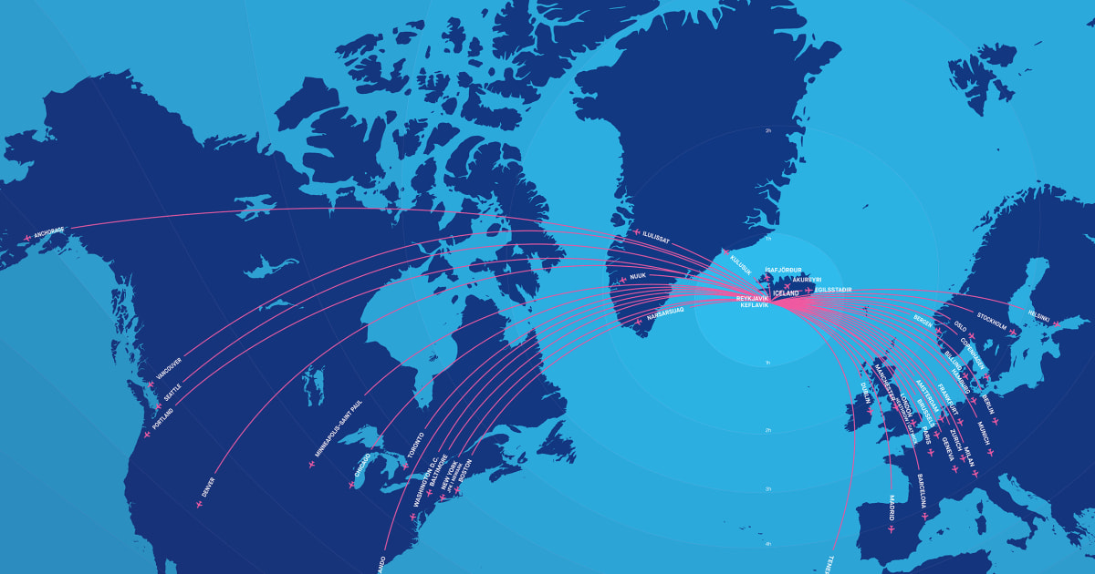 Network and Routemap | Icelandair