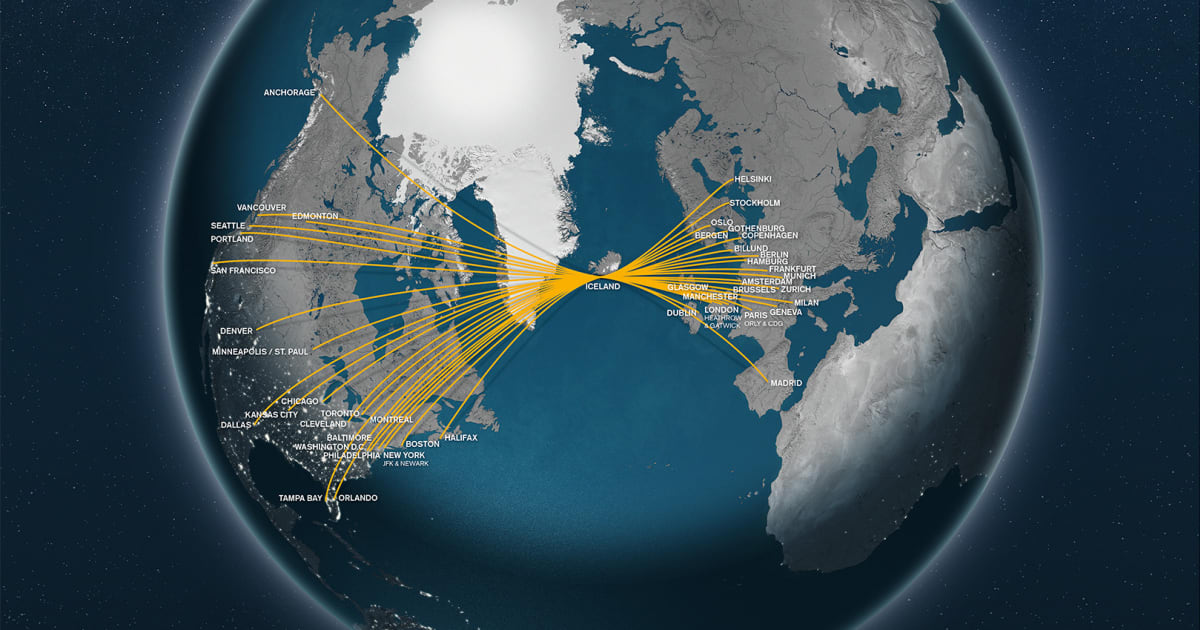 Network and Routemap | Icelandair