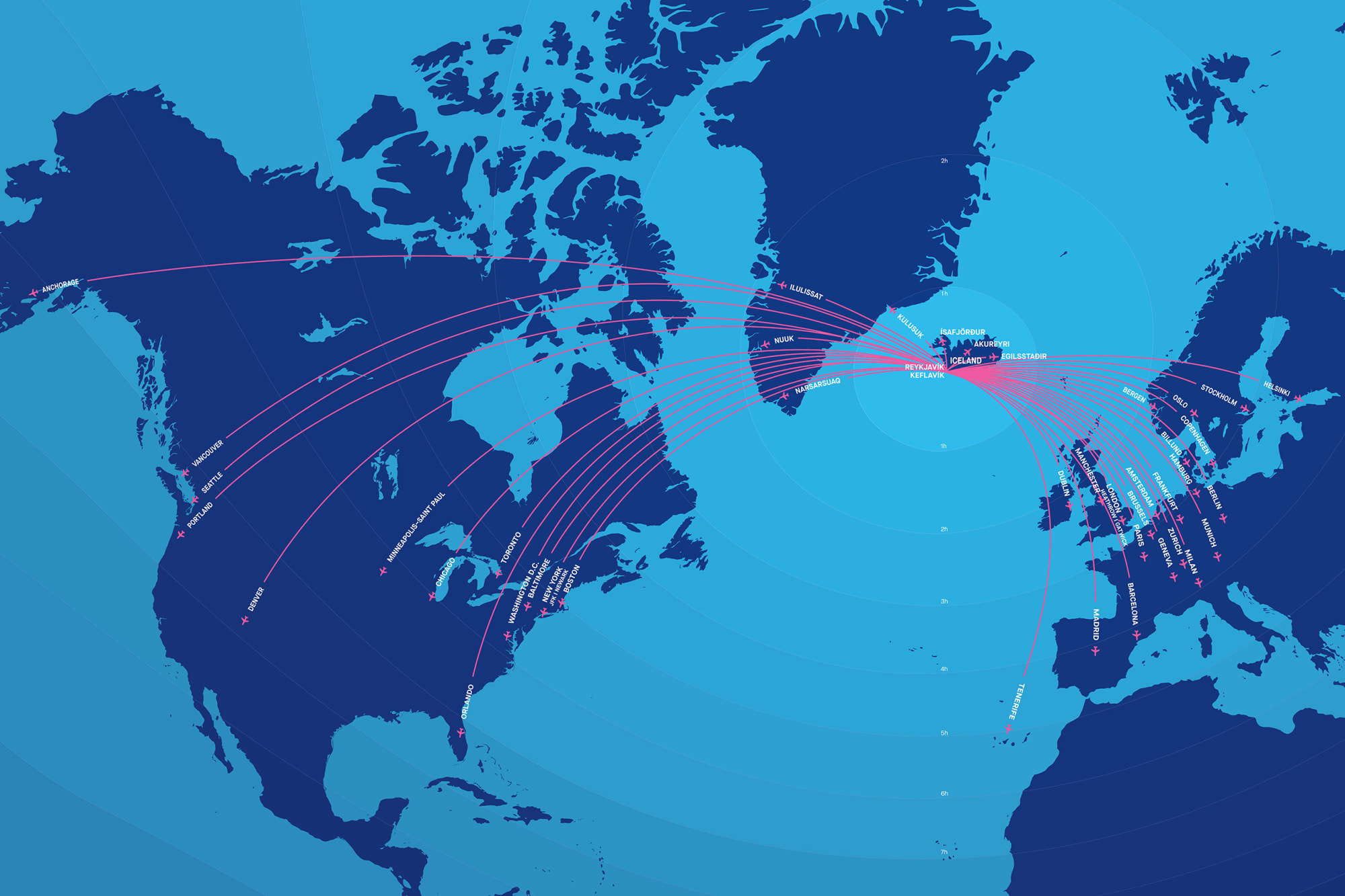 Network and Routemap | Icelandair